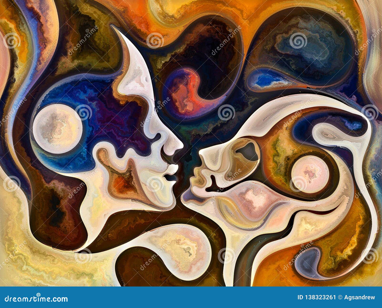 Metaphorical Inner Colors stock illustration. Illustration of concept ...