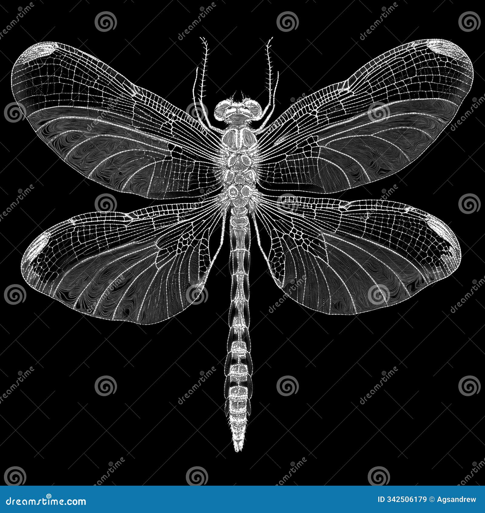 Metaphorical Nature Stippling Stock Illustration - Illustration of ...