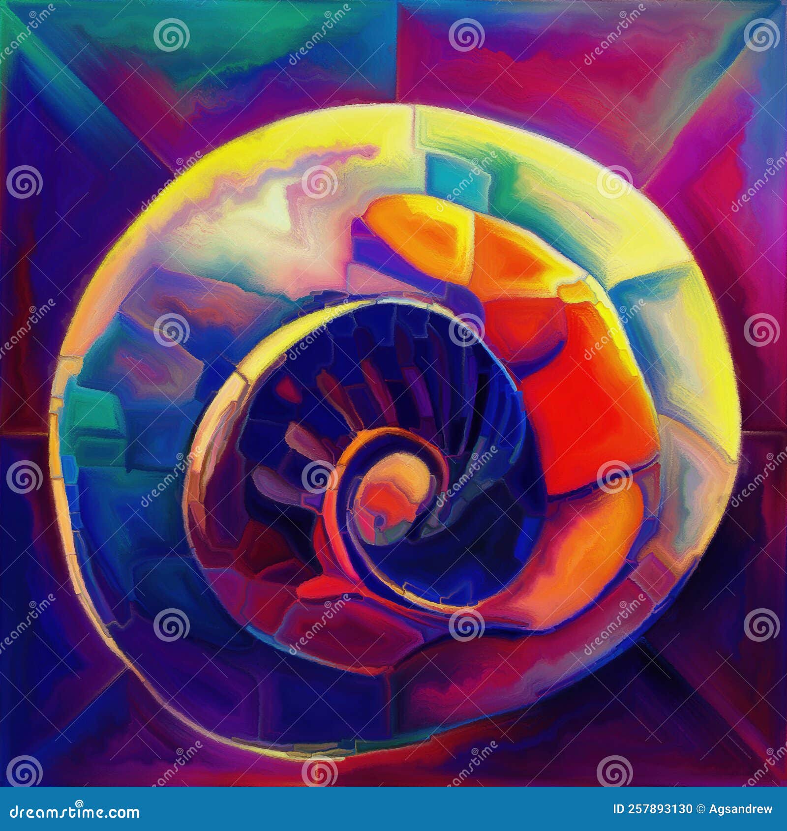 Metaphorical Nautilus stock illustration. Illustration of design ...