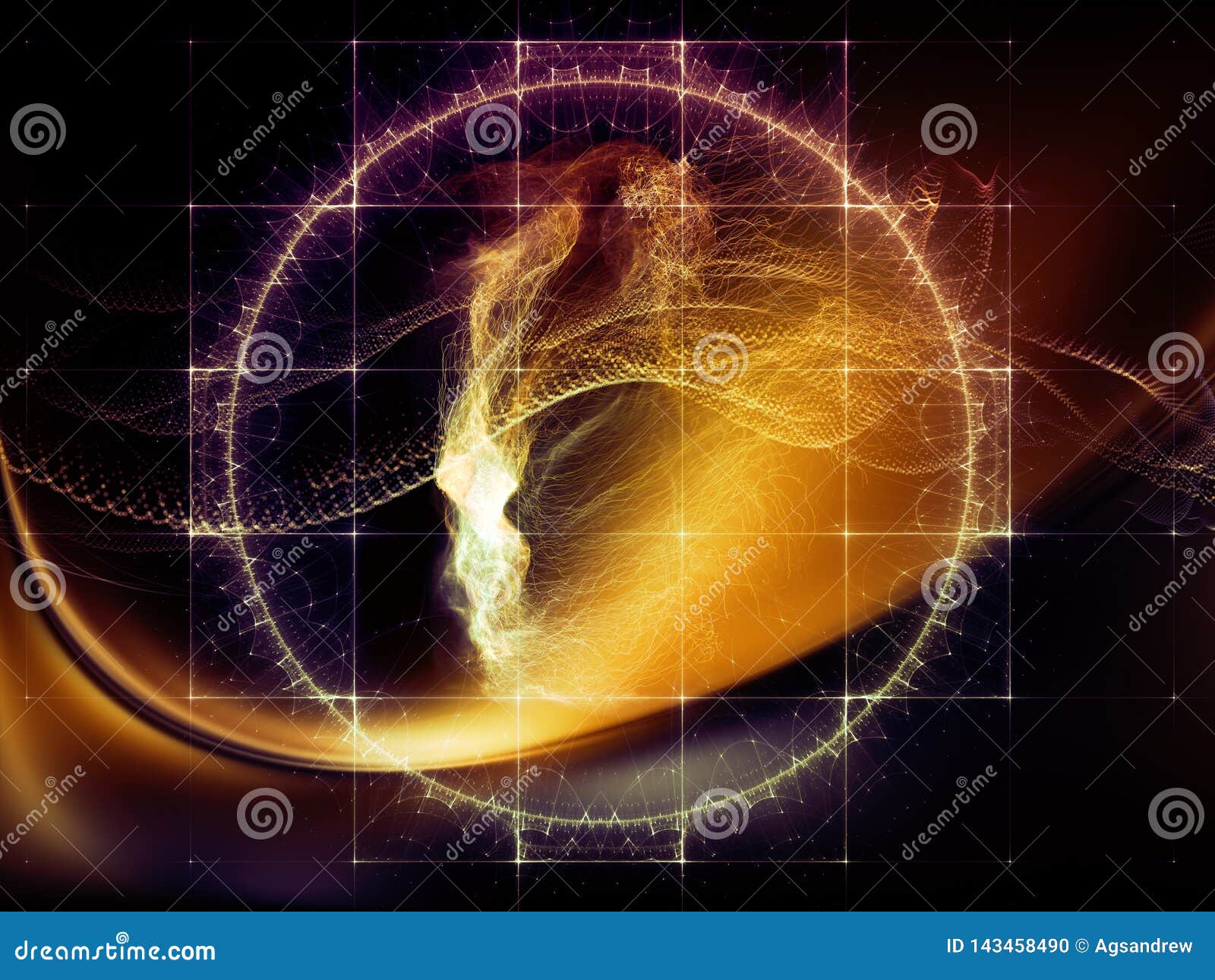 Metaphorical Virtual World stock illustration. Illustration of modern ...