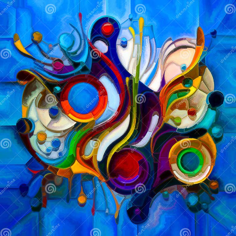 Metaphysical Color Pulse stock photo. Image of modern - 324306206