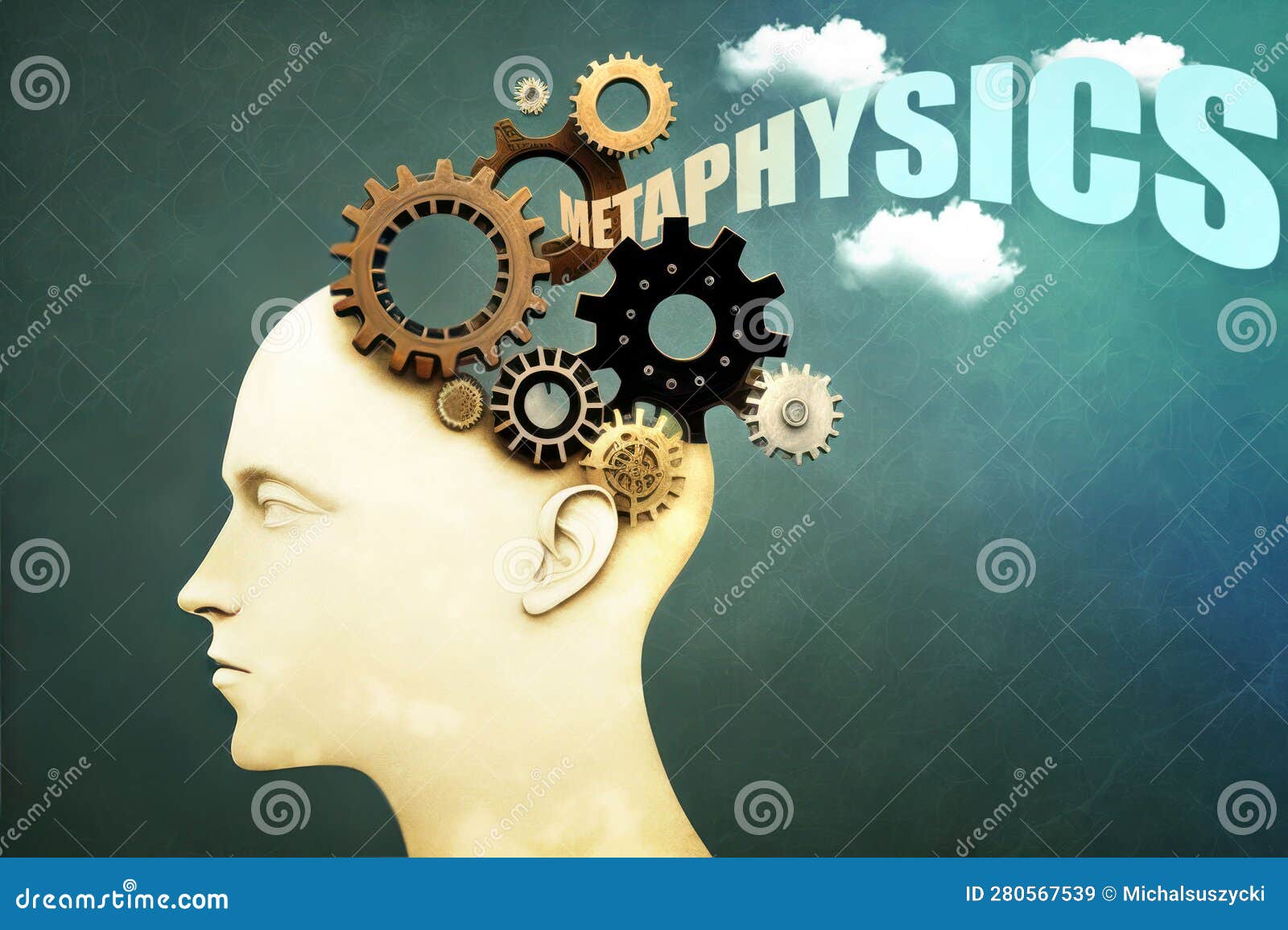 Metaphysics that Occupies Human Mind Stock Illustration - Illustration ...