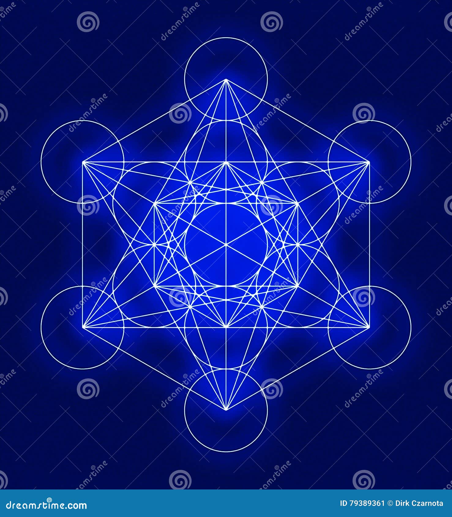 Metatron& X27; Símbolo Do Cubo De S Ilustração Stock - Ilustração de ...