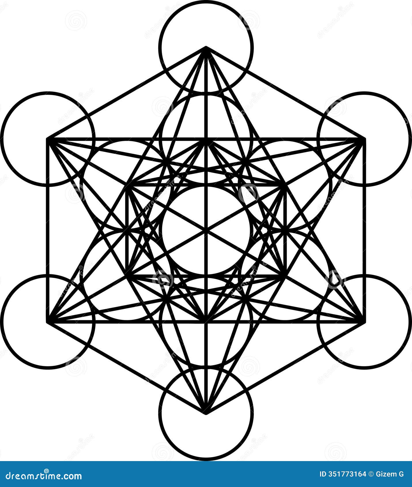 Metatron Symbol Vector Design | CartoonDealer.com #264241585