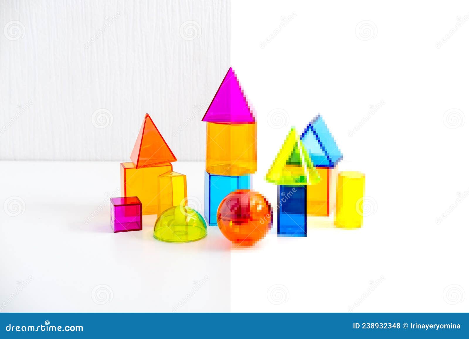 Metaverse, Future, Digital Technology Concept. Neon Bright Constructor ...