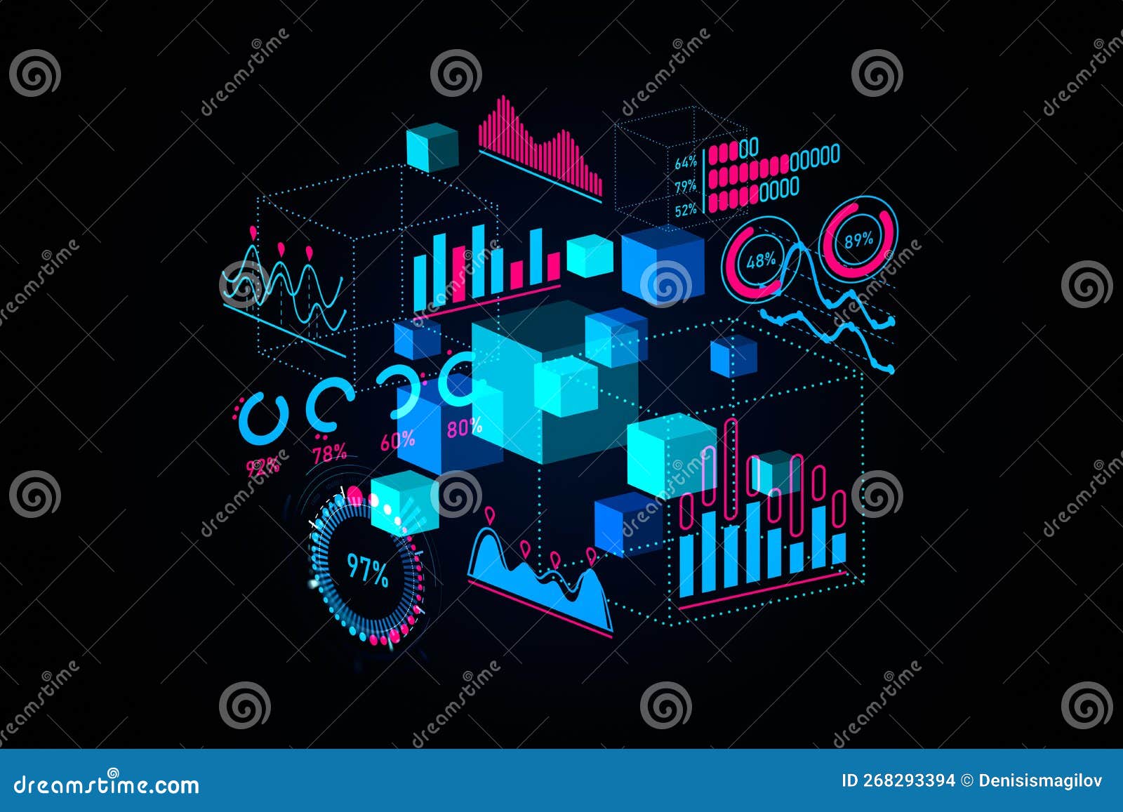 Metaverse Hologram with Data Blocks and Digital Analysis with ...