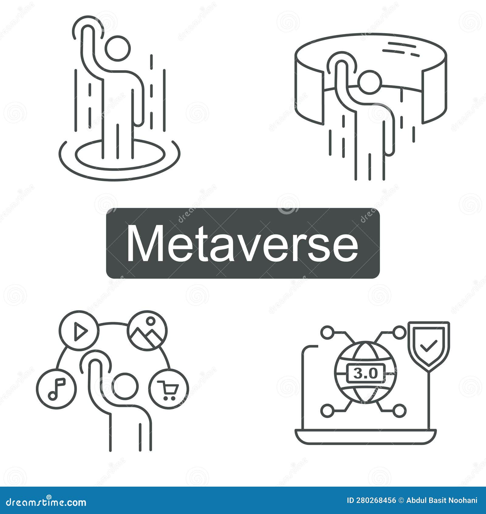 Metaverse Icon - Metaverse Symbol - Virtual Reality Icon - Future ...