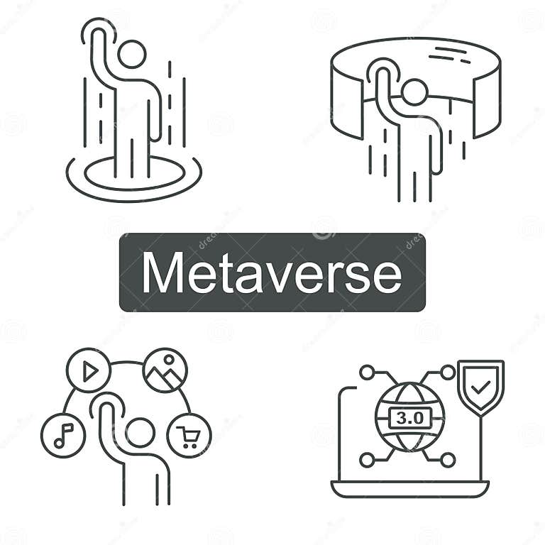 Metaverse Icon - Metaverse Symbol - Virtual Reality Icon - Future ...