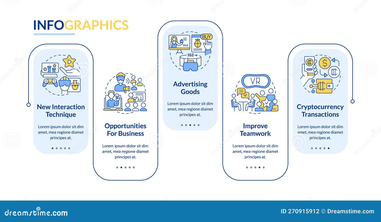 Metaverse Importance for Business Rectangle Infographic Template Stock ...