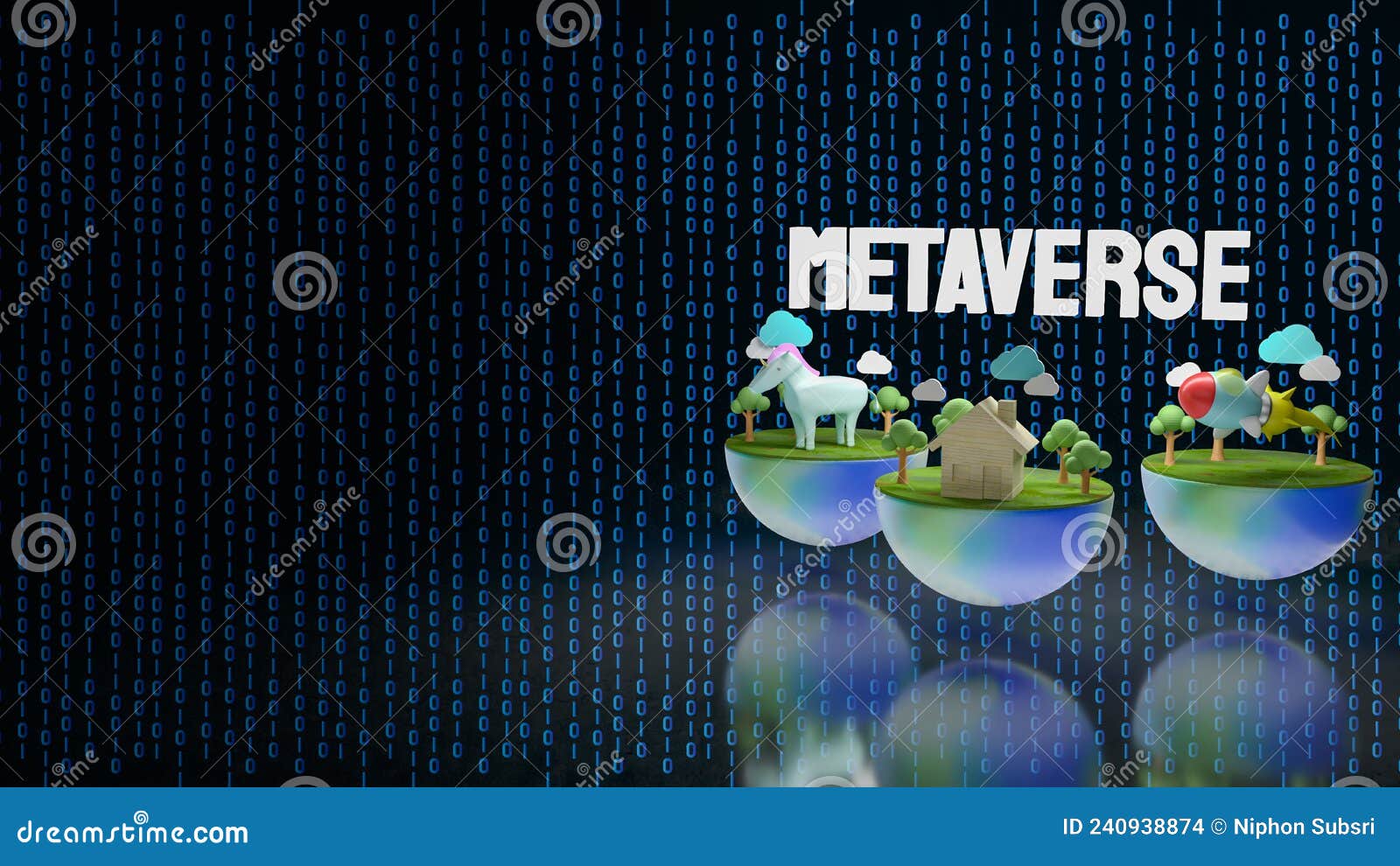 The Metaverse and Simulator Earth for Technology or Business Concept 3d ...
