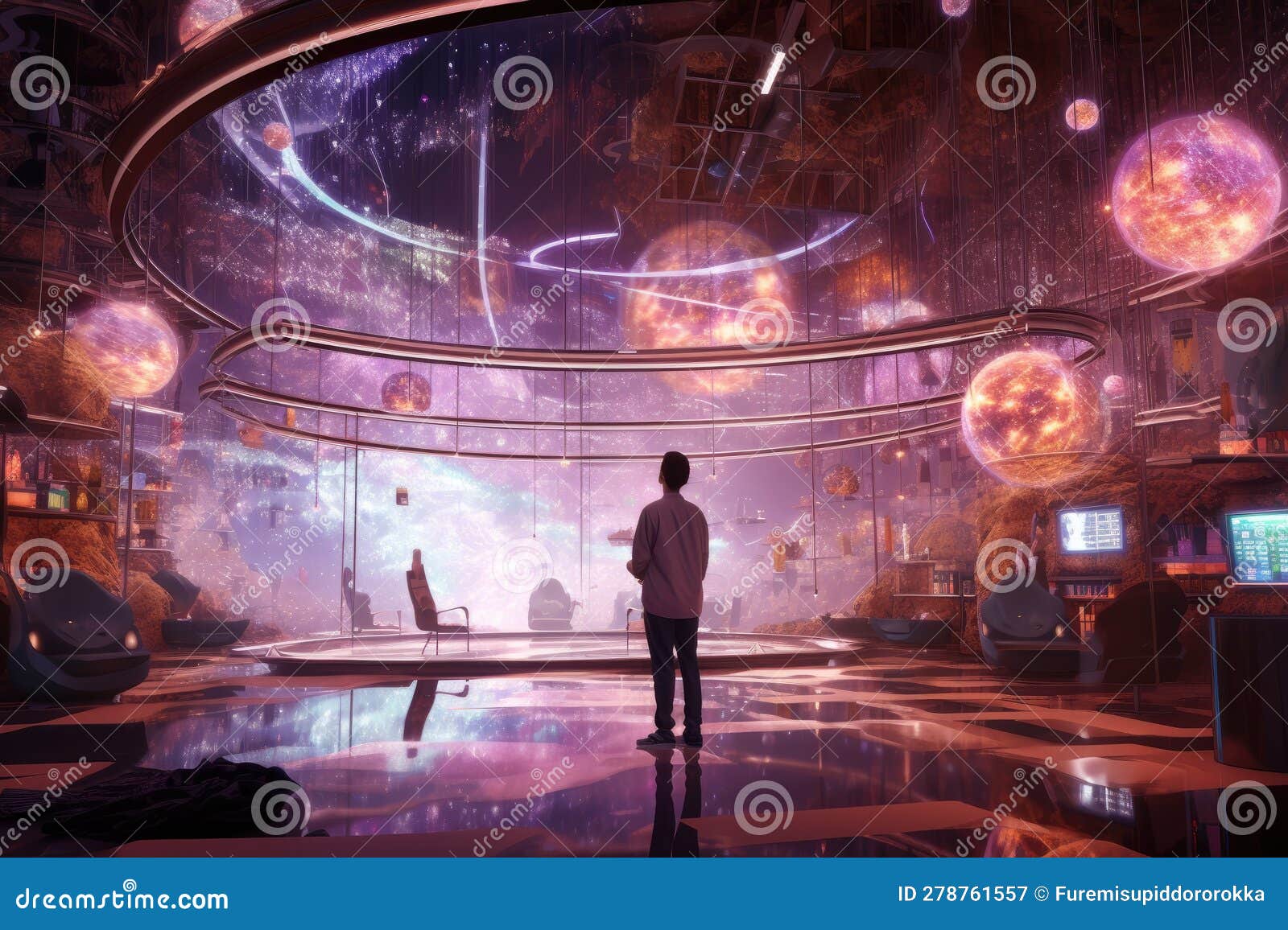 Metaverse Technology Concept VR Virtual Reality Metaverse Visualization ...