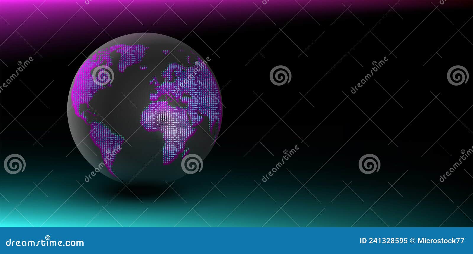 Metaverse Virtual World Background, Vector Illustration Stock Vector ...