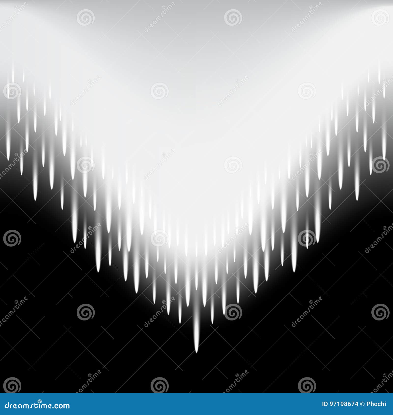 The Meteor Beam Moves As an Arrow Vector Abstract Stock Vector ...