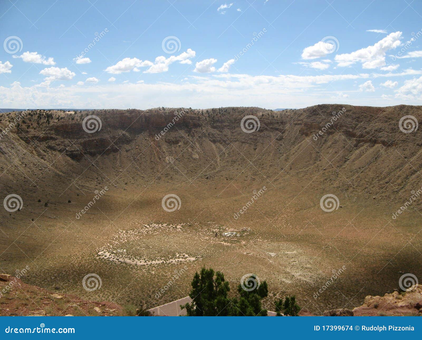 Meteor Crater, Arizona stock photo. Image of diameter - 17399674