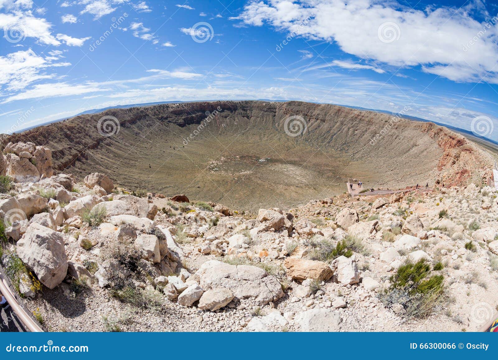 Meteor Crater, Arizona stock photo. Image of geology - 66300066
