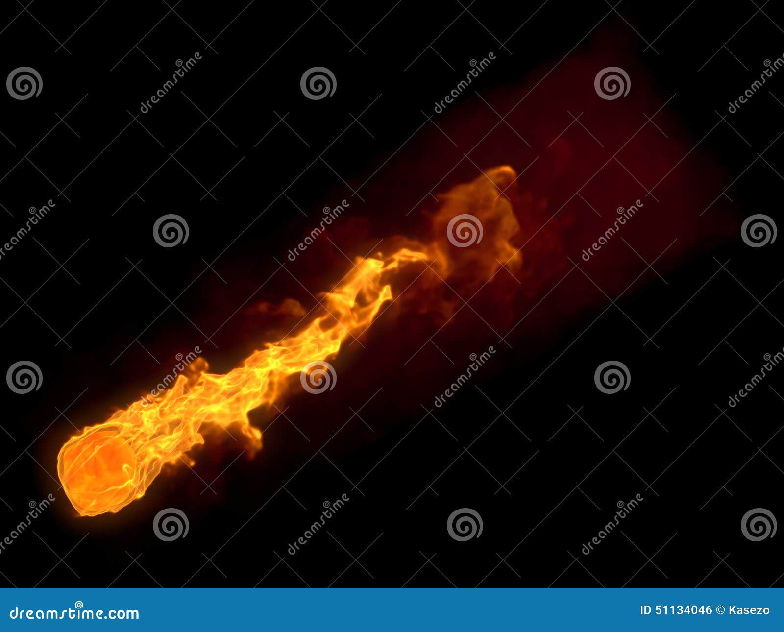 Meteor stock illustration. Illustration of version, flame - 51134046