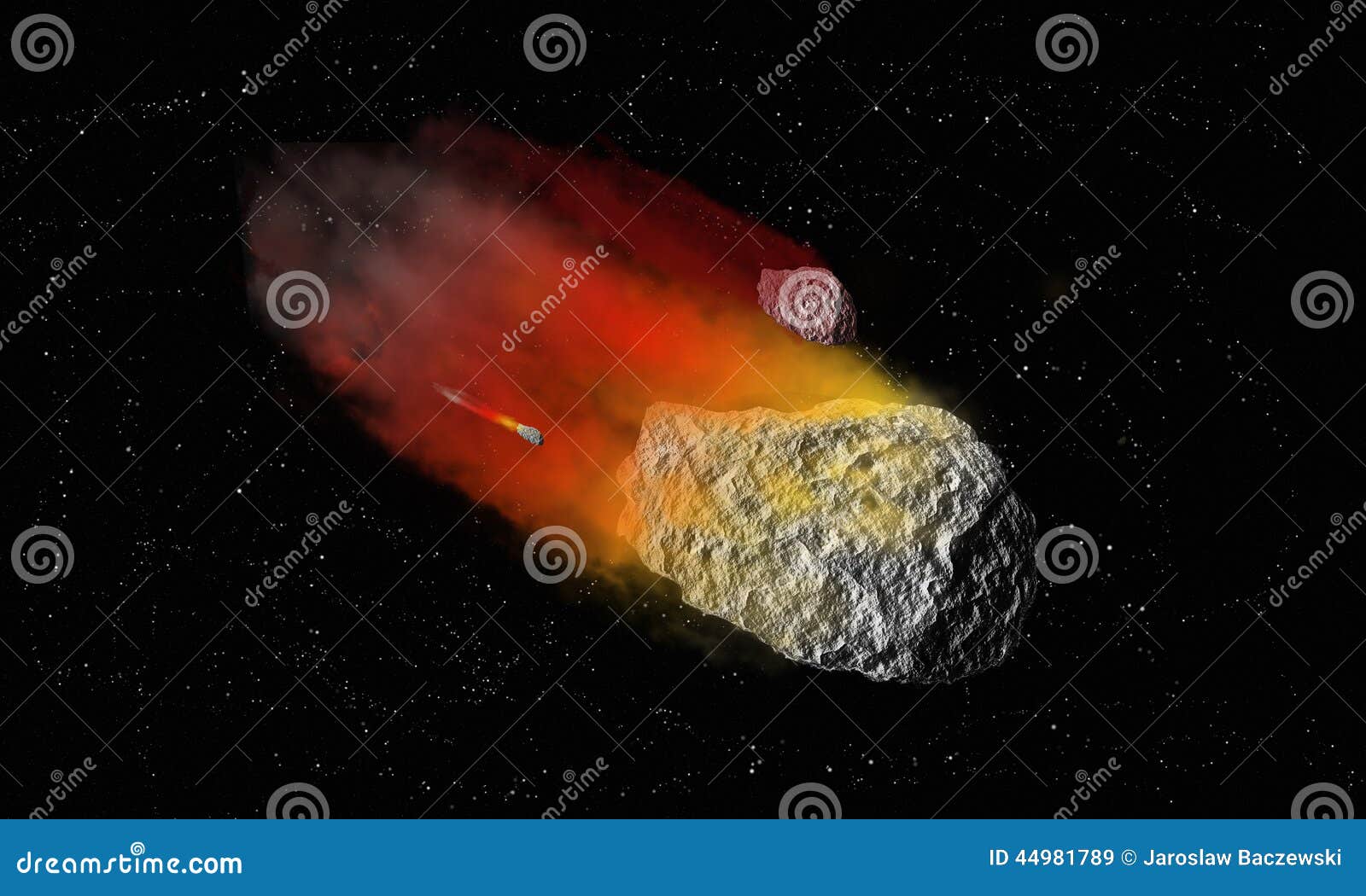 Meteor stock illustration. Illustration of falling, exploration - 44981789