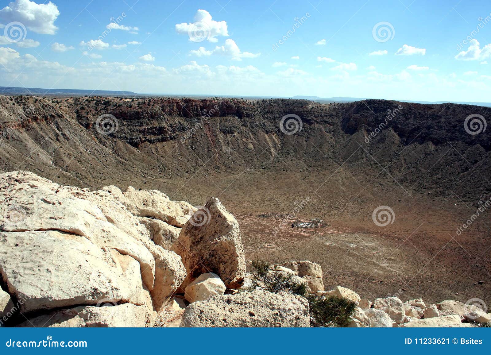Meteor-Krater stockbild. Bild von meteor, barringer, arizona - 11233621