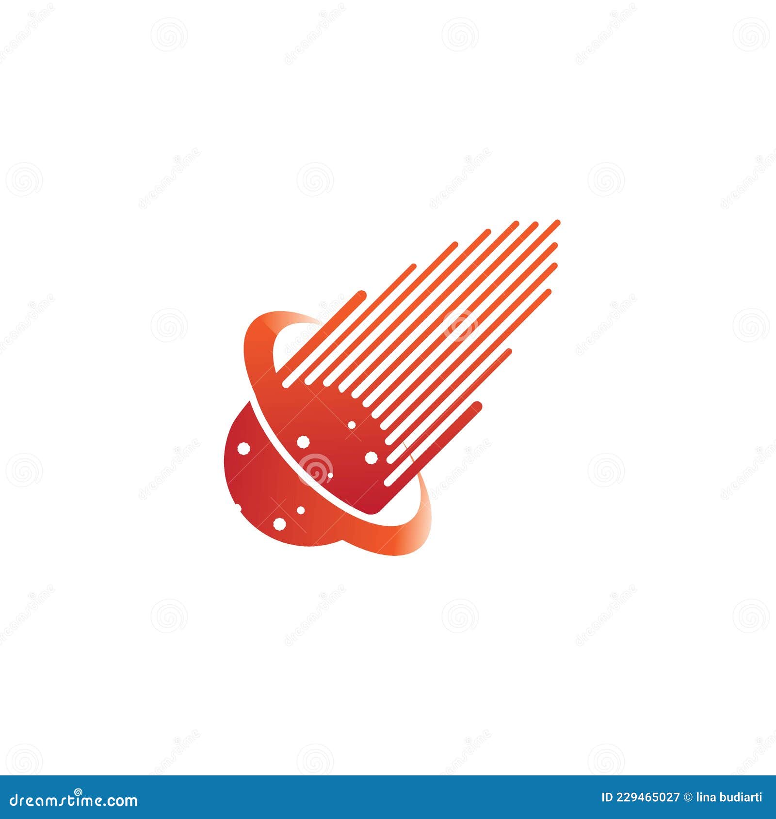 Meteor logo stock vector. Illustration of night, glow - 229465027