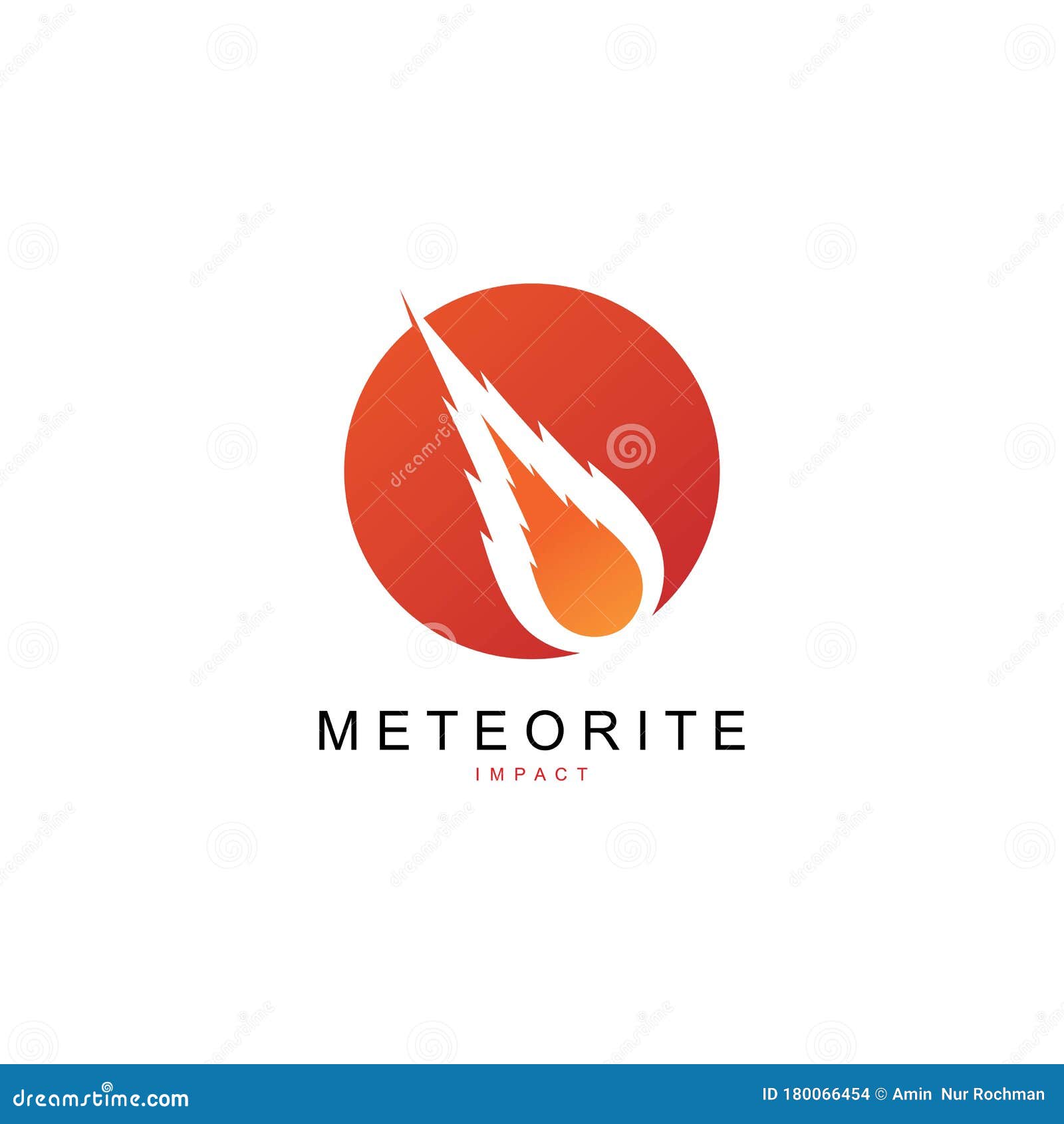 Meteor Vector Illustration | CartoonDealer.com #19040166