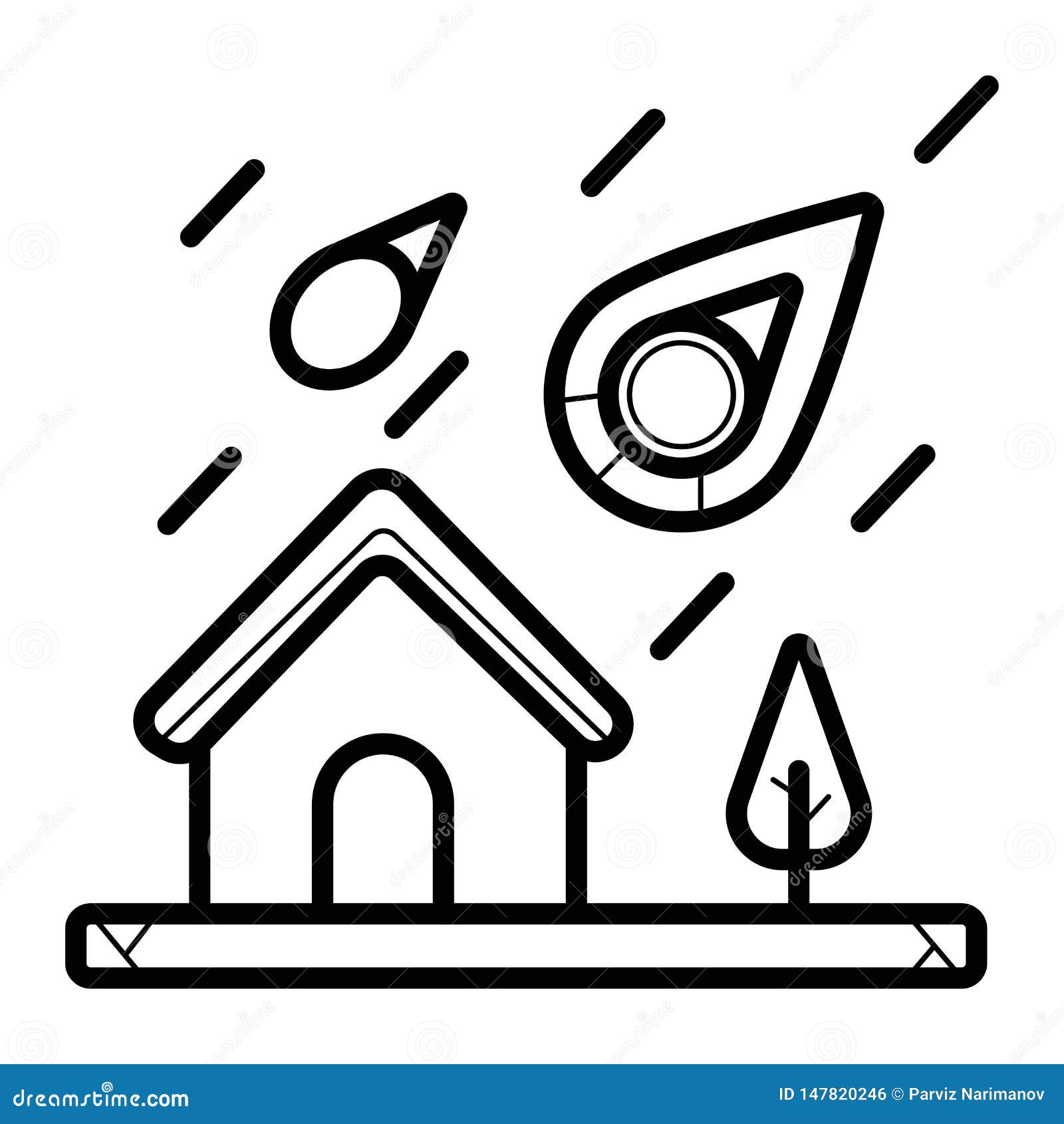 Meteor Rain Royalty-Free Stock Photography | CartoonDealer.com #11251847