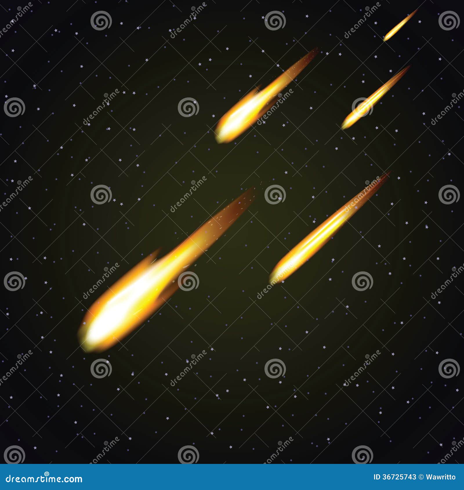 Meteor Shower Clipart