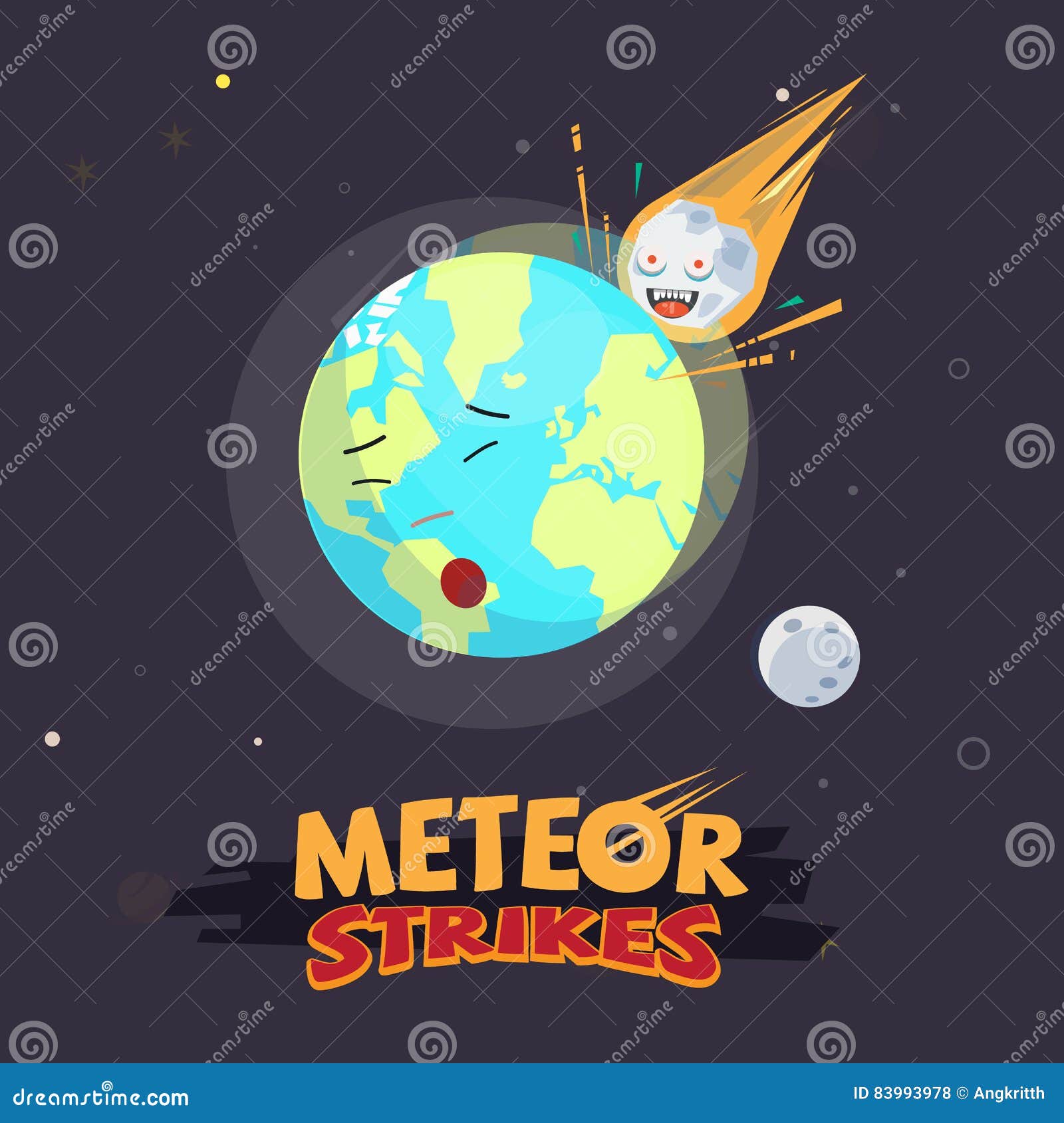 Strike The Earth Royalty-Free Stock Photo | CartoonDealer.com #73486707