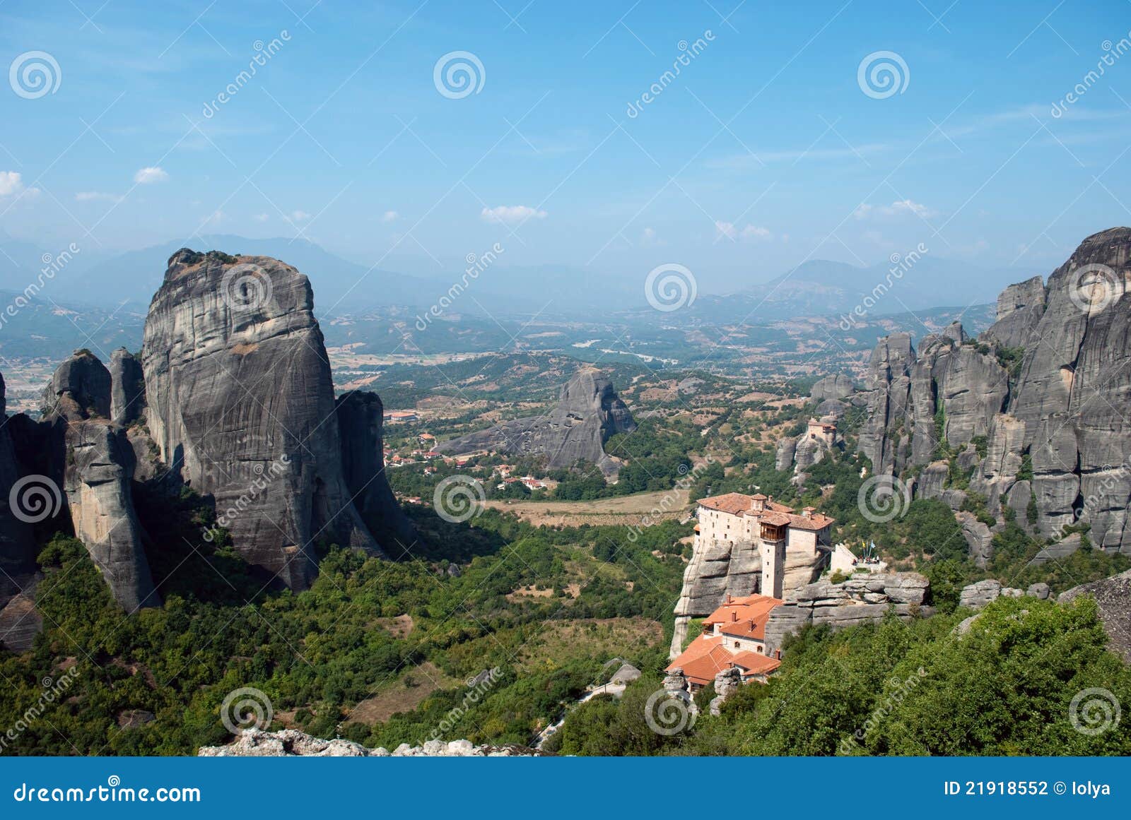 Meteora stock photo. Image of holy, church, monk, monastery - 21918552
