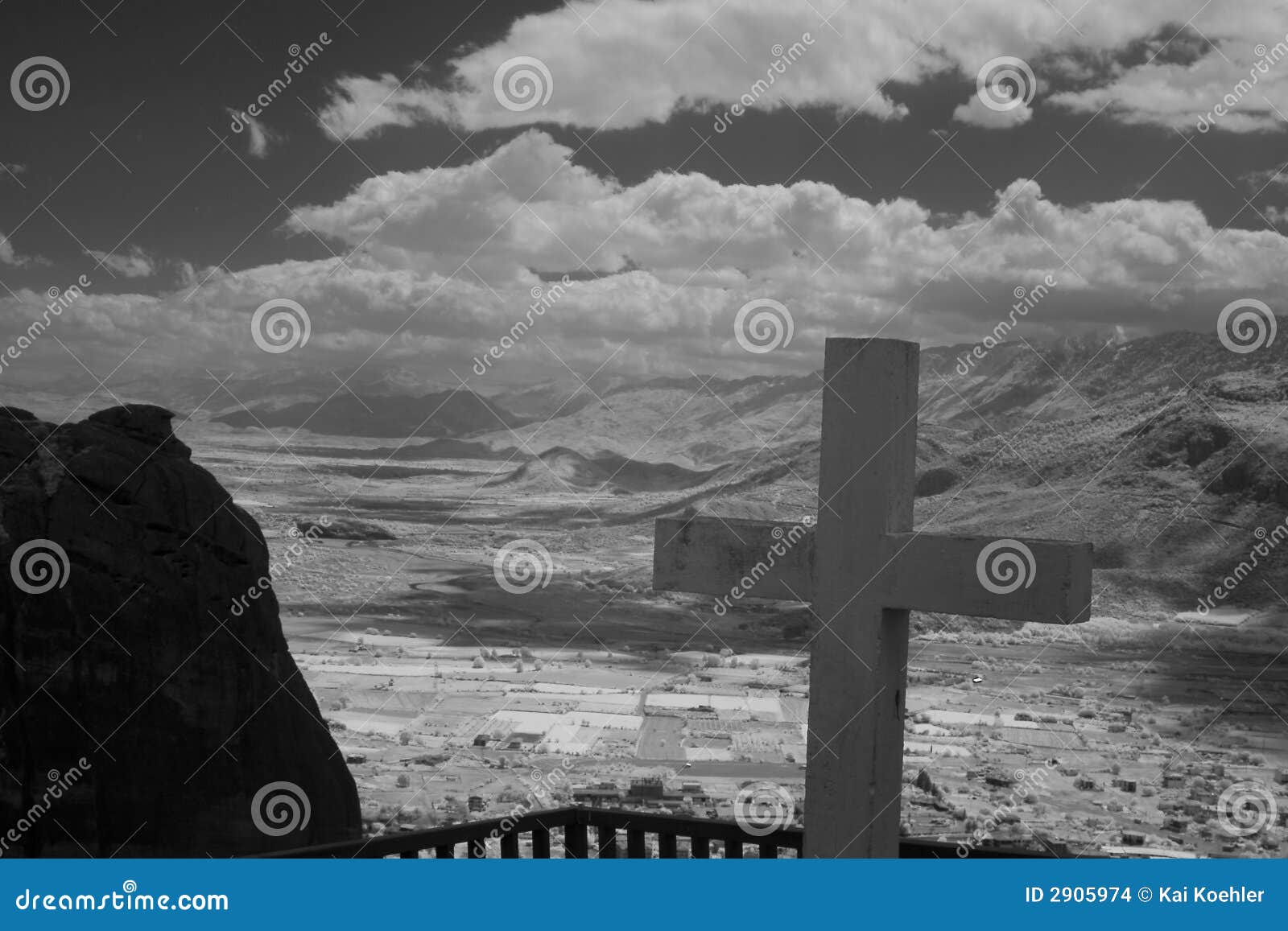 Meteora stock photo. Image of cloud, landscape, greek - 2905974