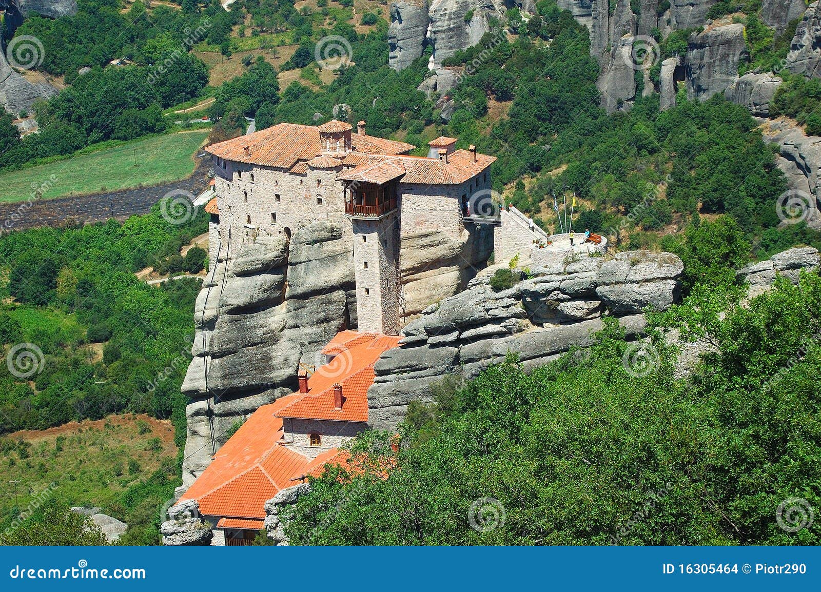 Meteora Greece stock photo. Image of greece, nature, meteora - 16305464