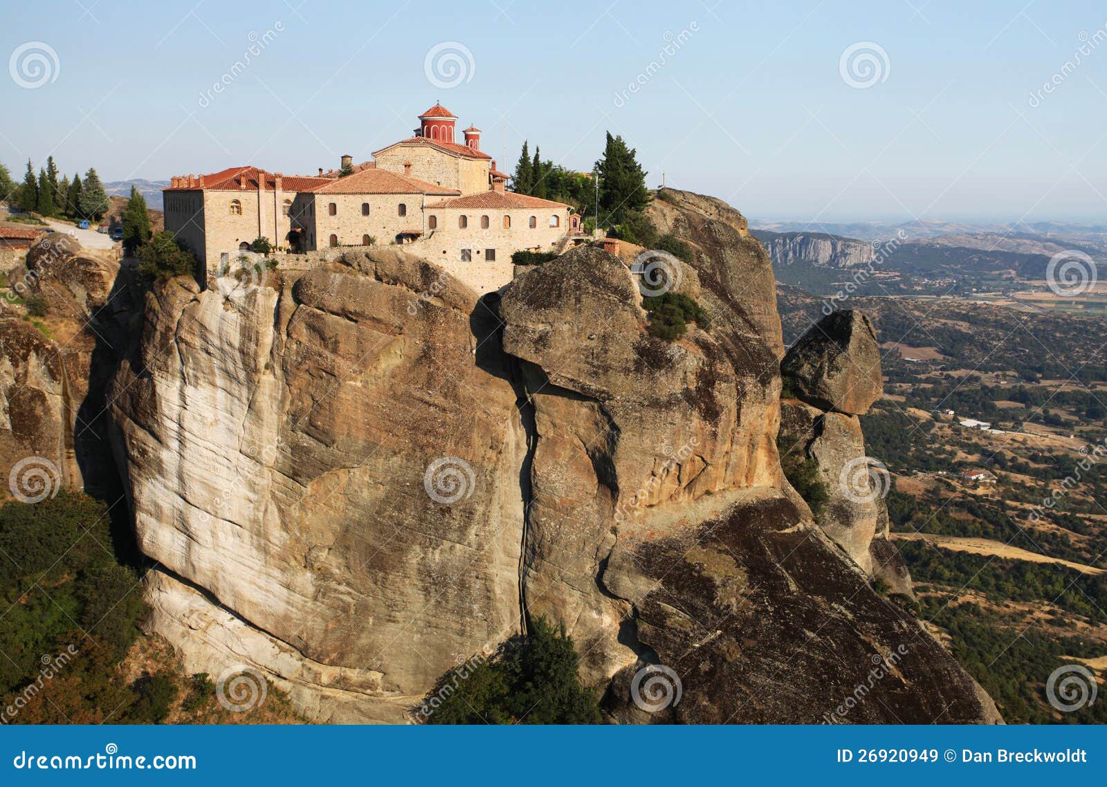 Meteora in Greece stock image. Image of rocks, monasteries - 26920949