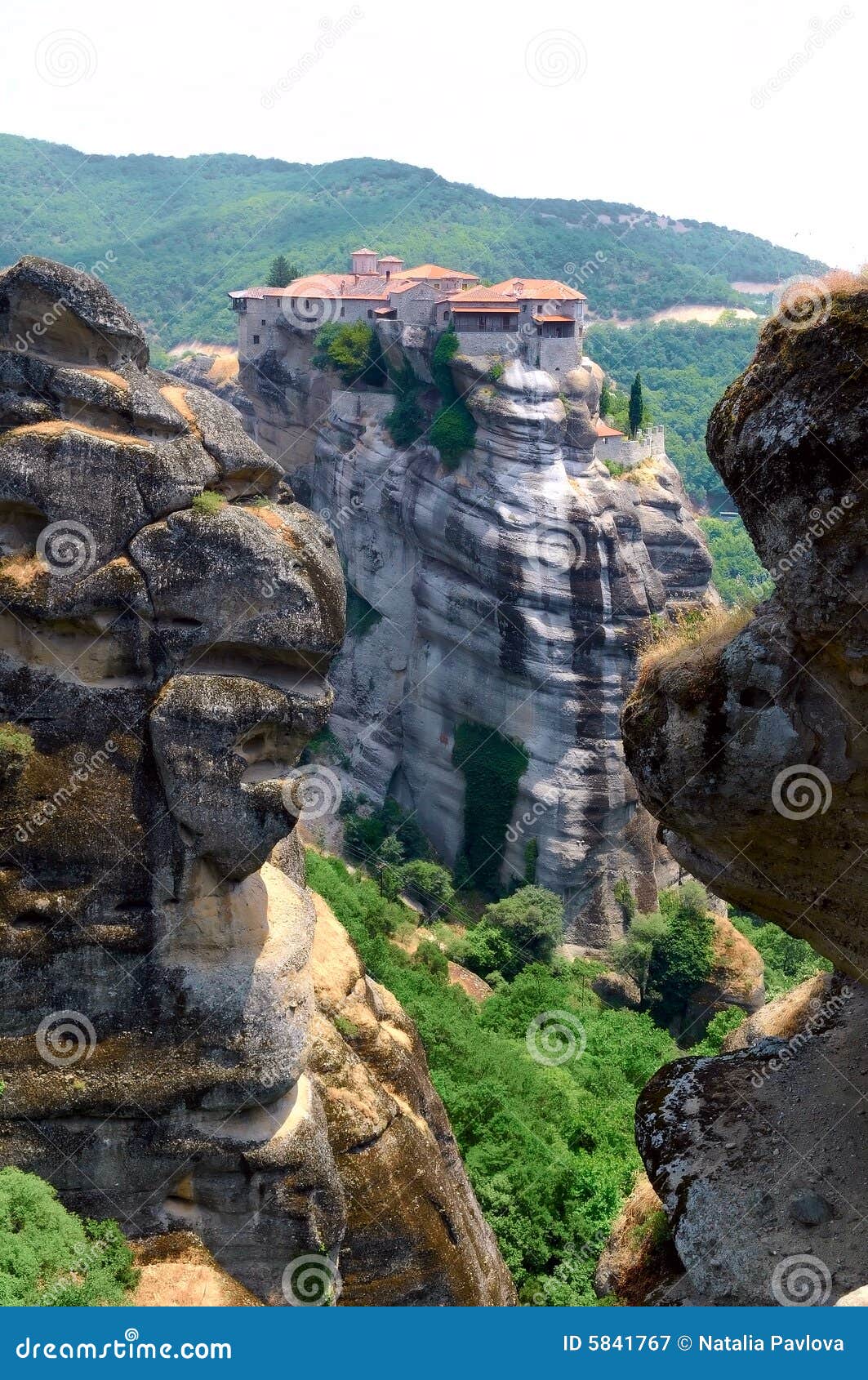 The Meteora in Greece stock image. Image of architecture - 5841767