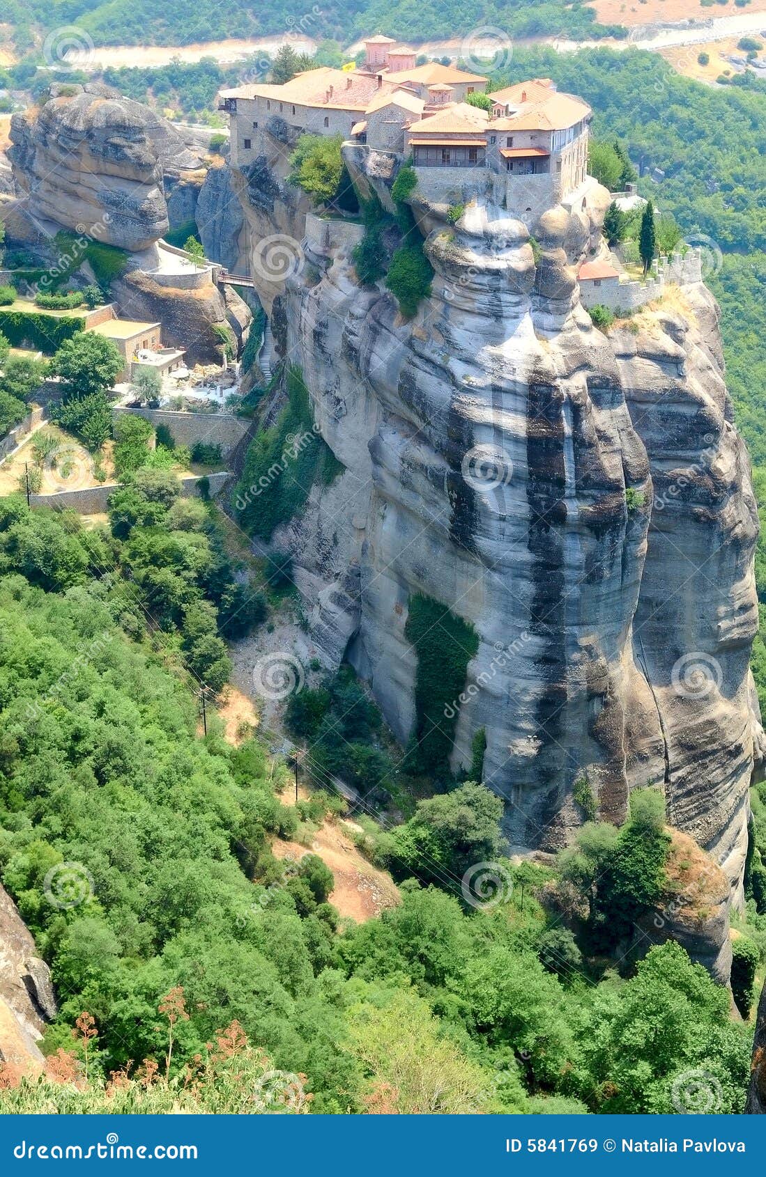 The Meteora in Greece stock image. Image of history, mountain - 5841769