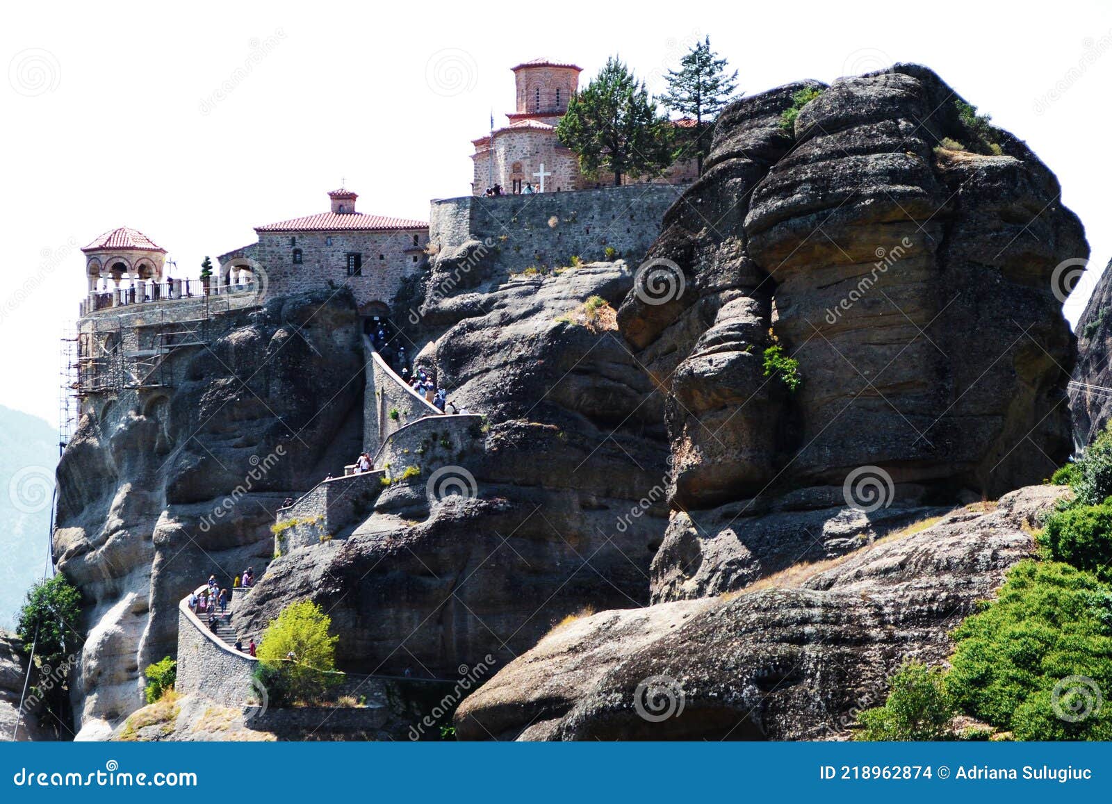 Varlaam monastery Meteora editorial stock image. Image of medieval ...