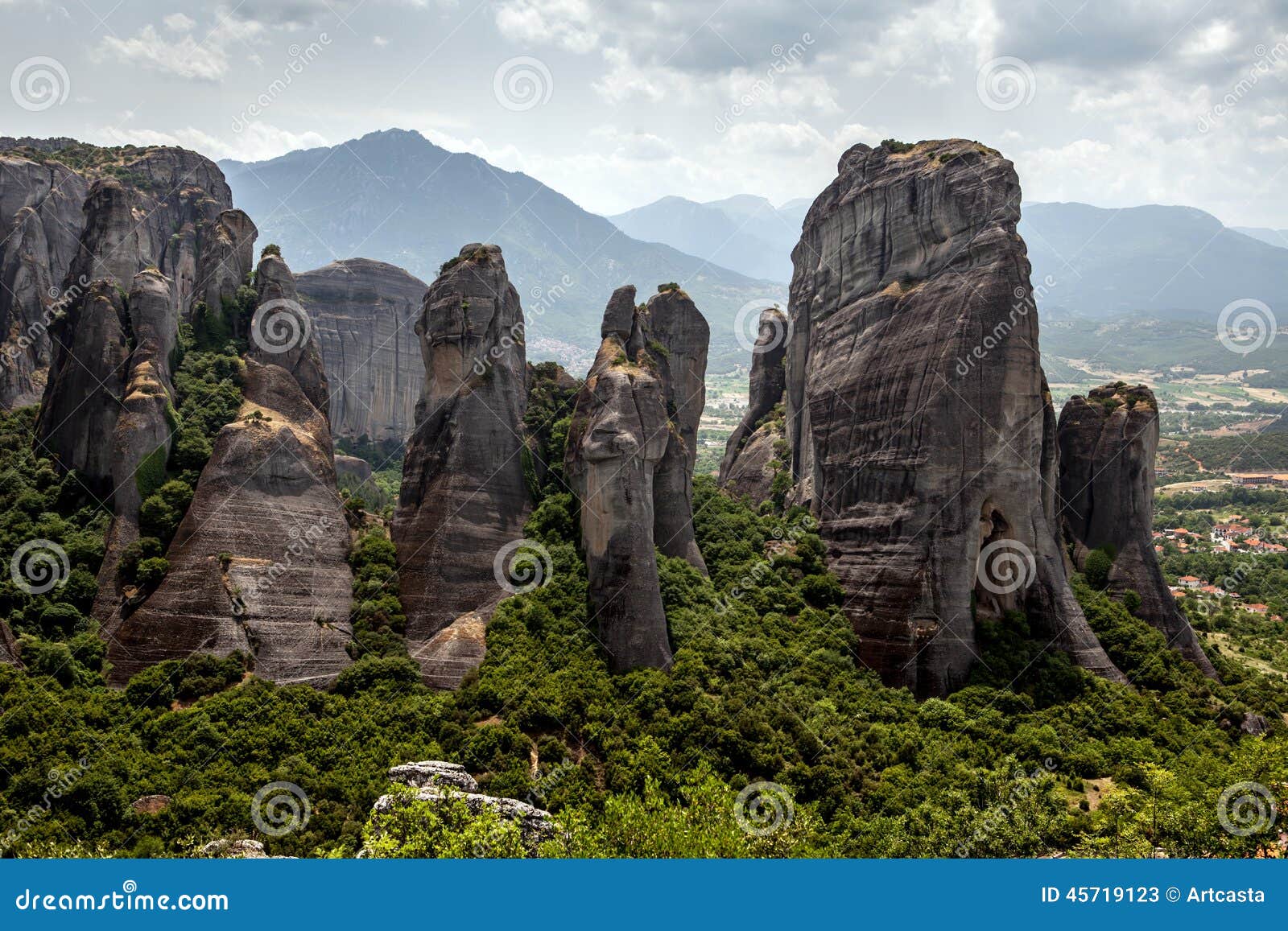 Meteora, Greece stock image. Image of holy, orthodox - 45719123