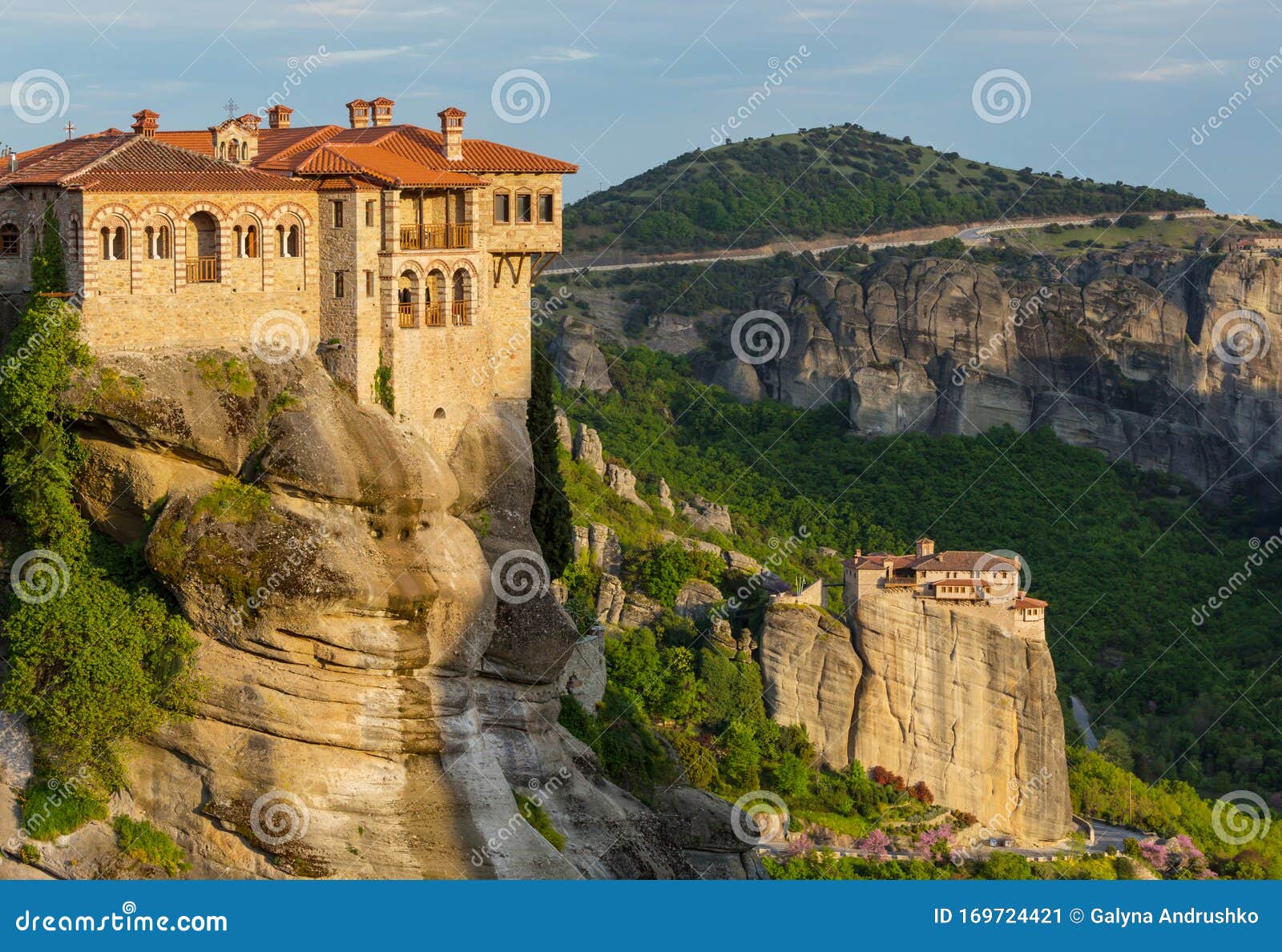 Meteora fotografering för bildbyråer. Bild av landmärke - 169724421