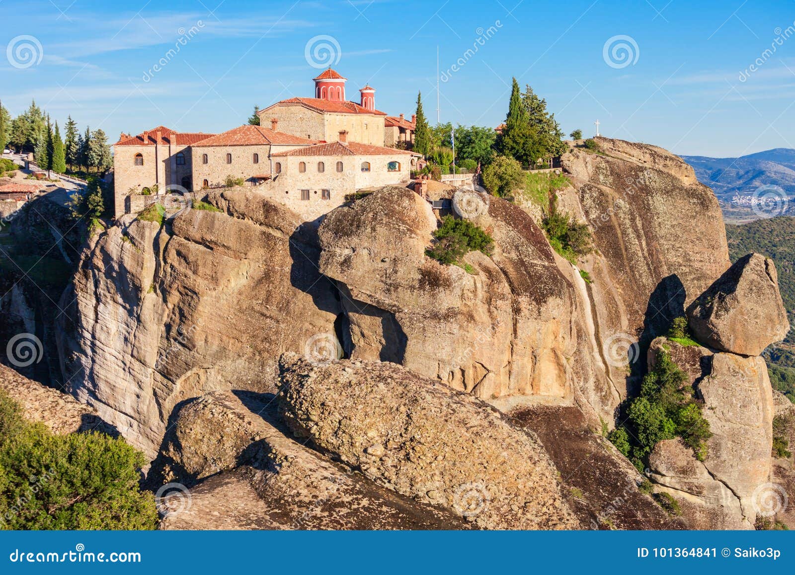 Meteora Monasteries Complex, Greece Stock Image - Image of religion ...
