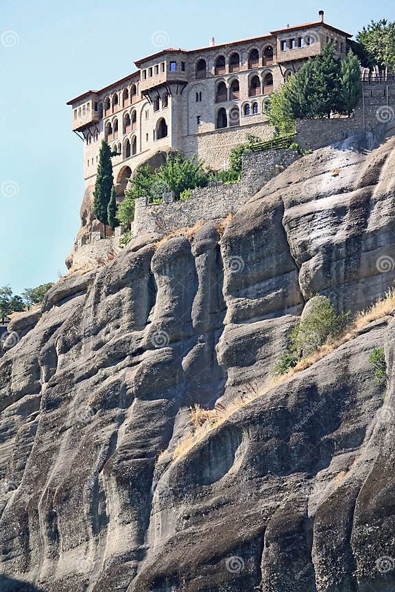 Meteora monastery stock image. Image of monk, beautiful - 21138949