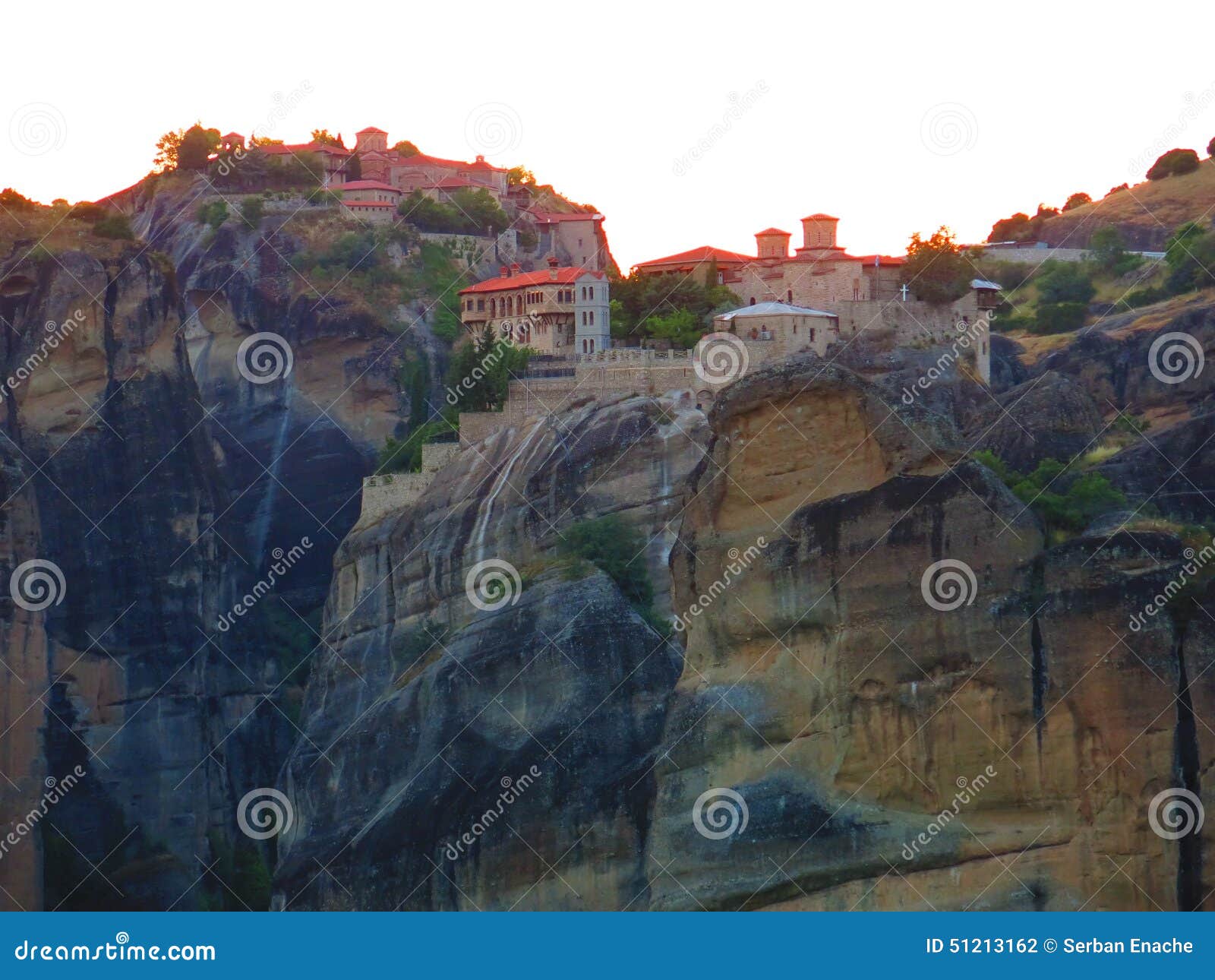 Meteora monastery complex stock photo. Image of greece - 51213162