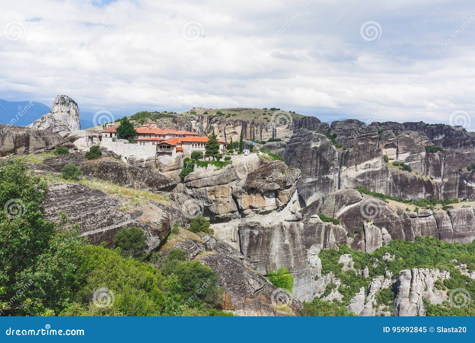 Meteora Monastery Greece stock image. Image of history - 95992845