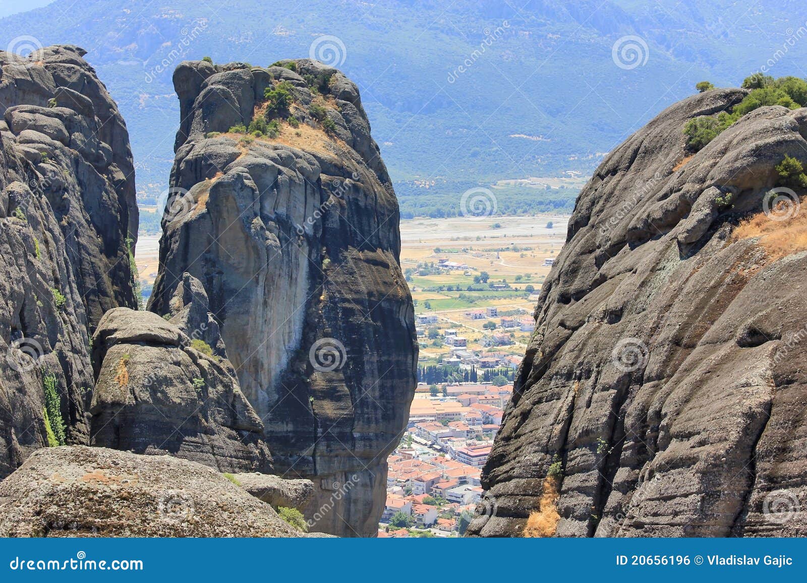 Meteora Mountains in Greece Stock Photo - Image of meteora, landscape ...
