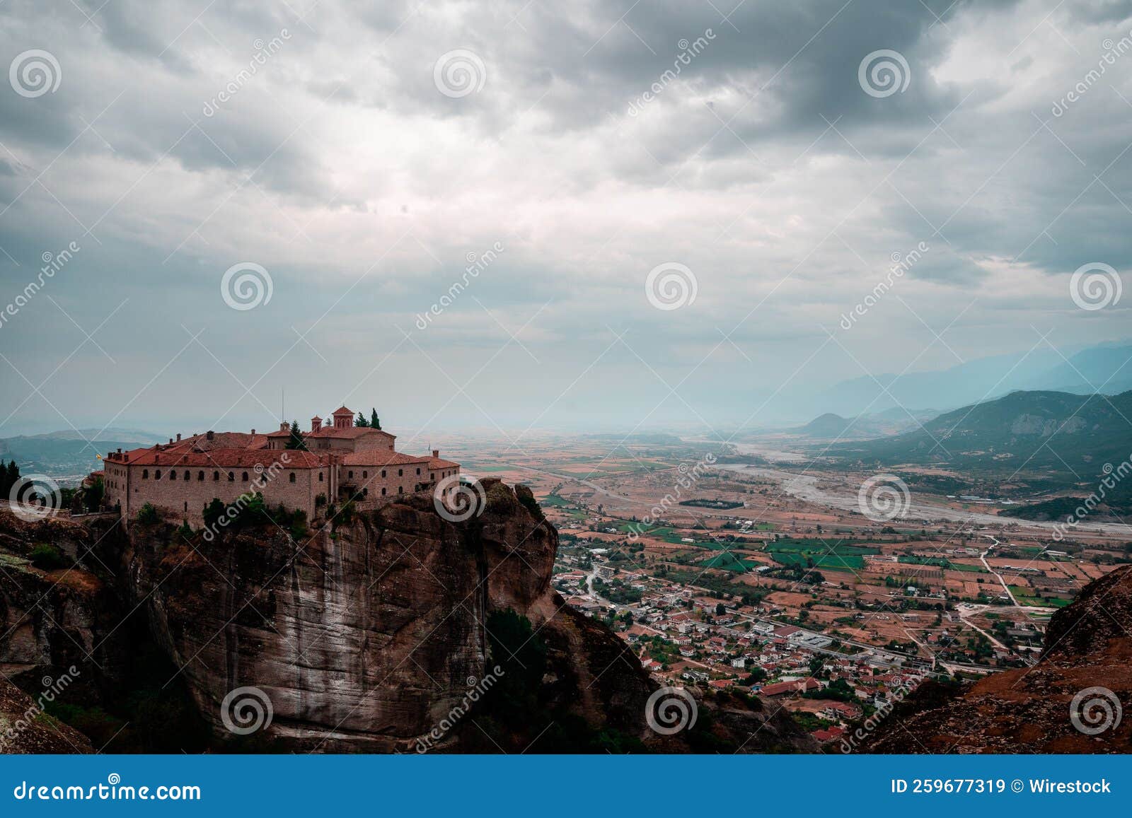 Meteora Precipitously Built Complexes of Eastern Orthodox Monastery ...