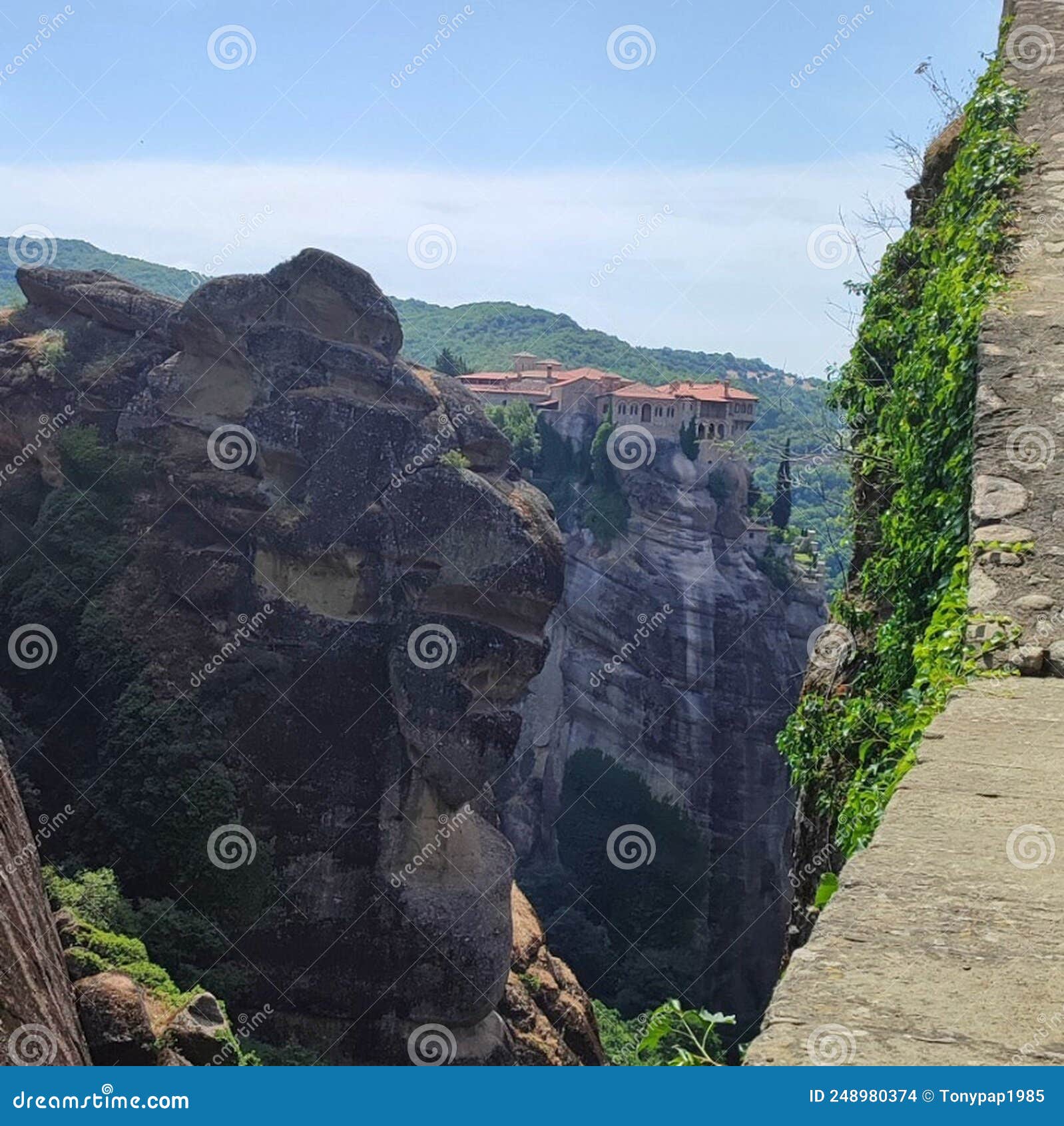 The Meteora is a Rock Formation Hosting One of the Largest and Most ...