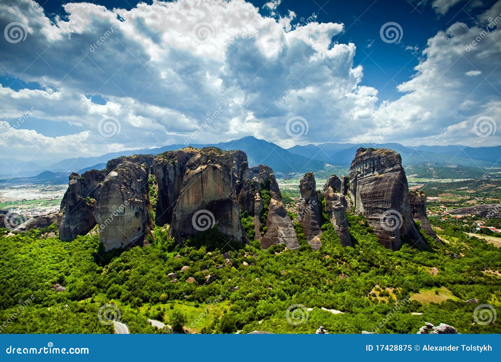 Meteora rocks, Greece stock image. Image of religous - 17428875