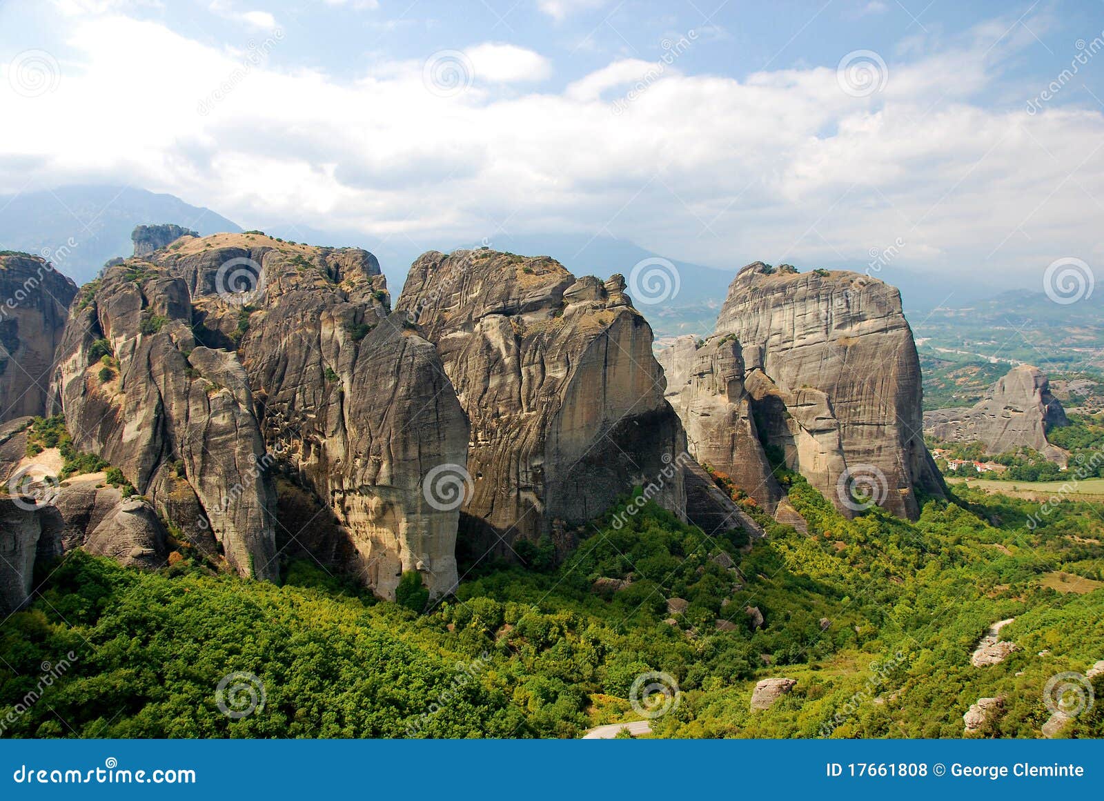 Meteora rocks,Greece stock photo. Image of orthodox, nature - 17661808