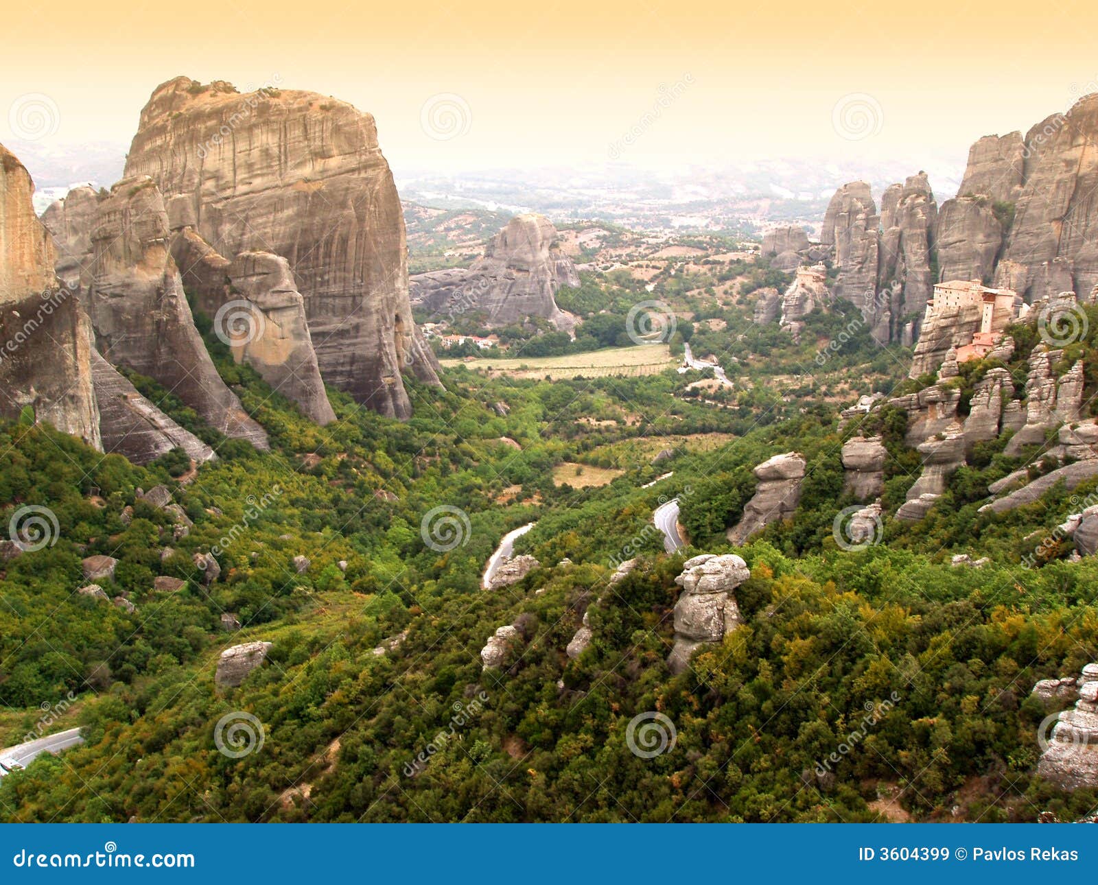 Meteora rocks - Greece stock image. Image of wallpaper - 3604399