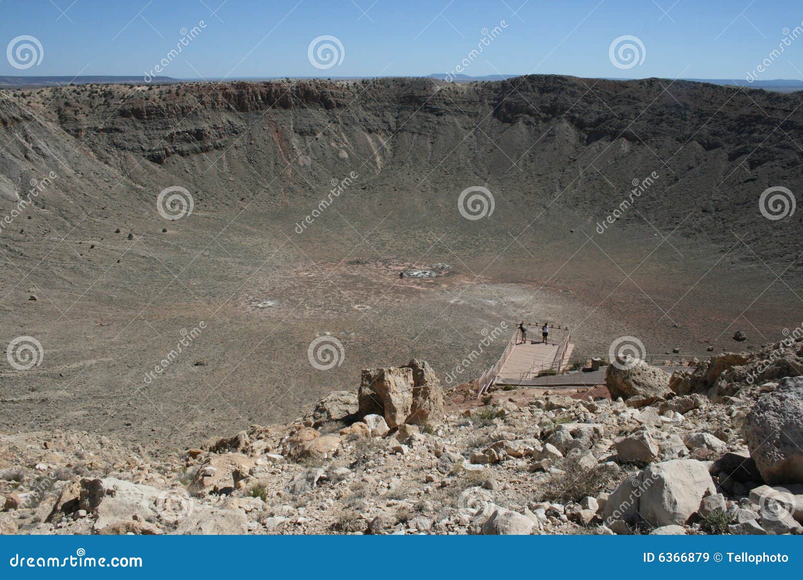 Meteorite Crater in Arizona Stock Image - Image of observatory, crash ...