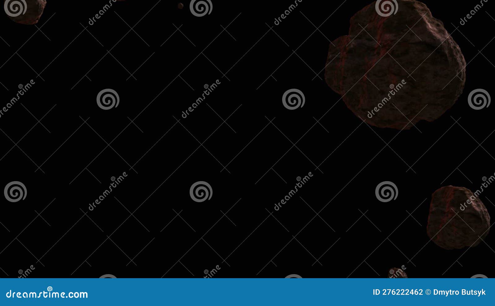 Meteorite 3D animation. stock footage. Video of leaving - 276222462