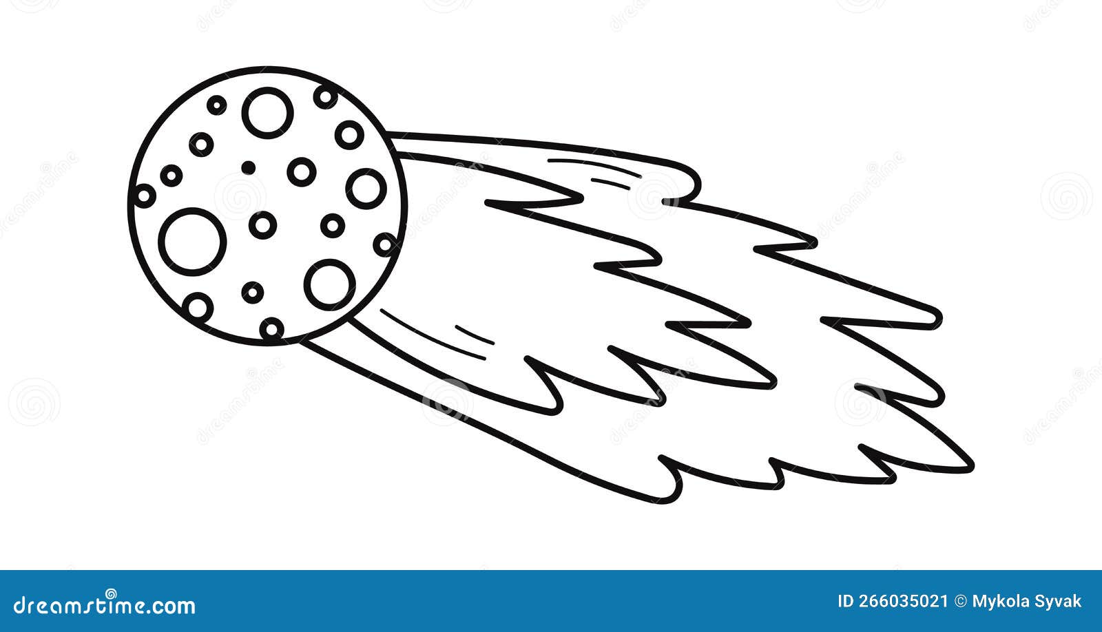 Meteorite Linear Icon. Modern Outline Meteorite Logo Concept On Cartoon ...