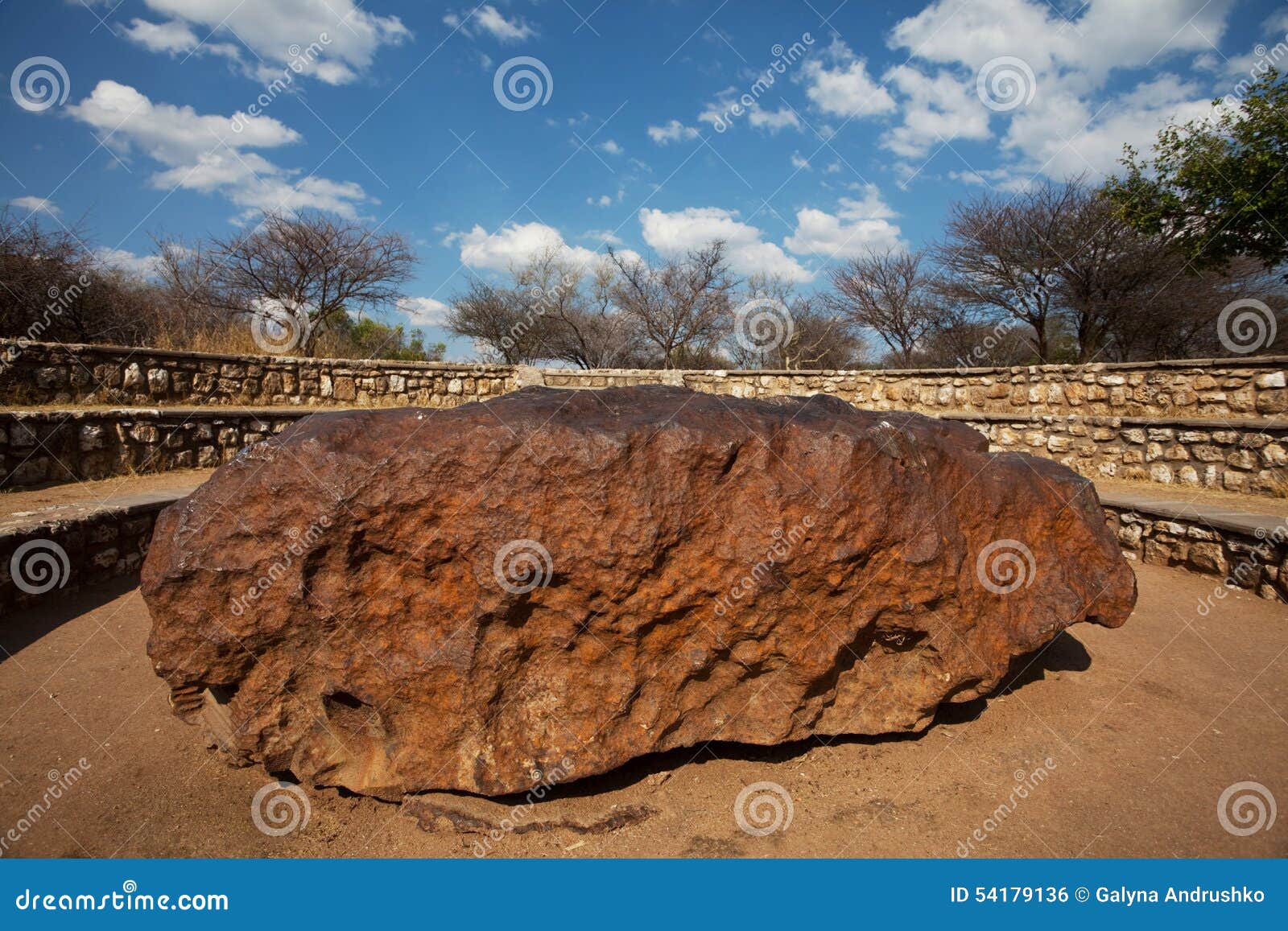 Meteorite stock photo. Image of africa, tree, hoba, astronomy - 54179136